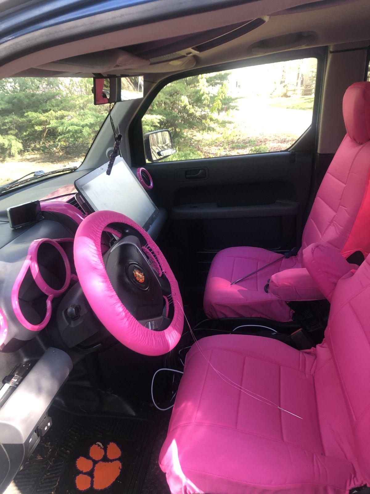 Custom Personalized Steering Wheel Cover with Name/Text and Logo/Design
